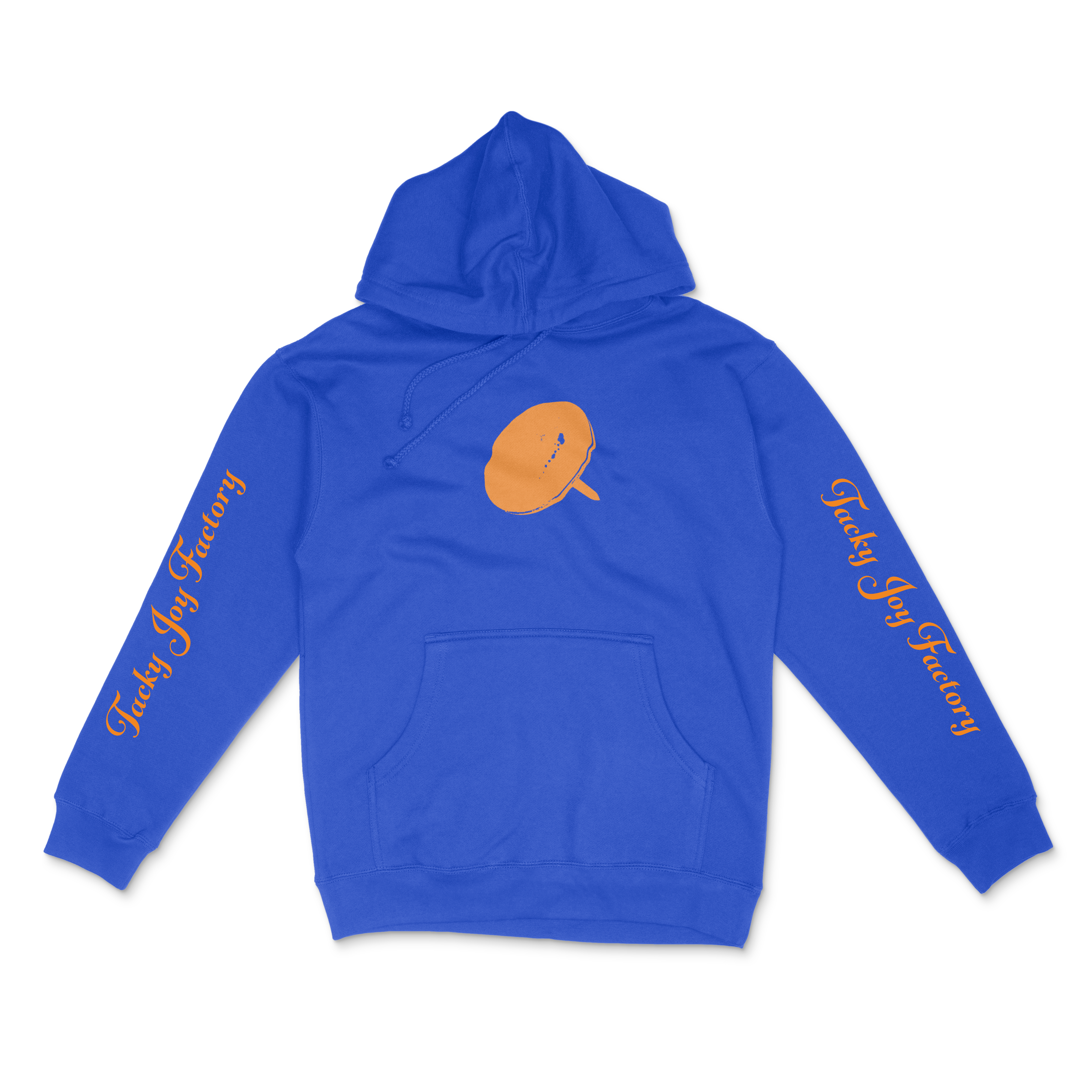 Tack Script Hoodie Blue – TACKY JOY FACTORY